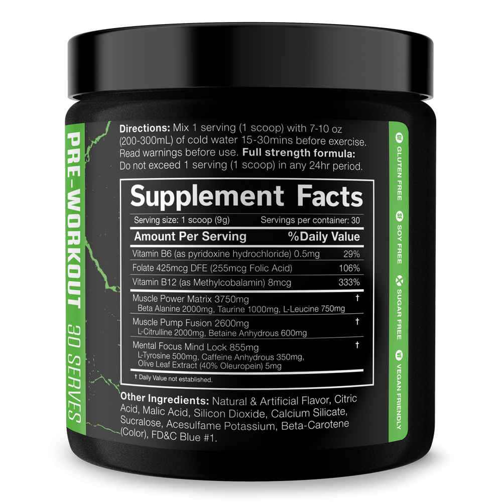 The Shadow! Max Strength Pre-Workout | JNX Sports