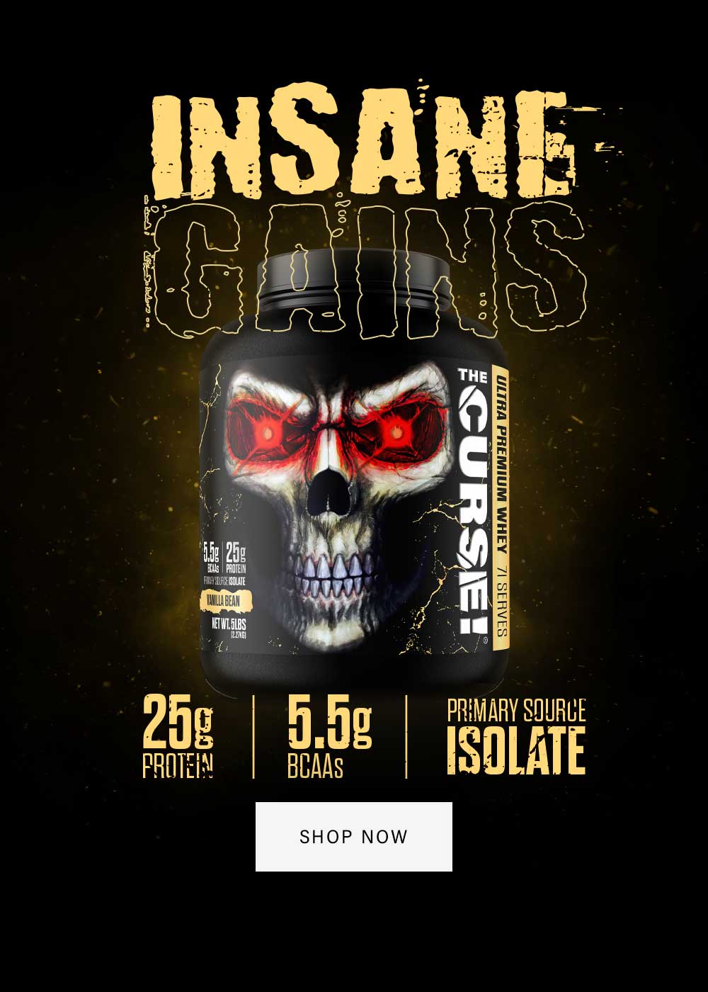 JNX Sports® Supplements - The Curse! The Ripper! The Shadow! The Omen!